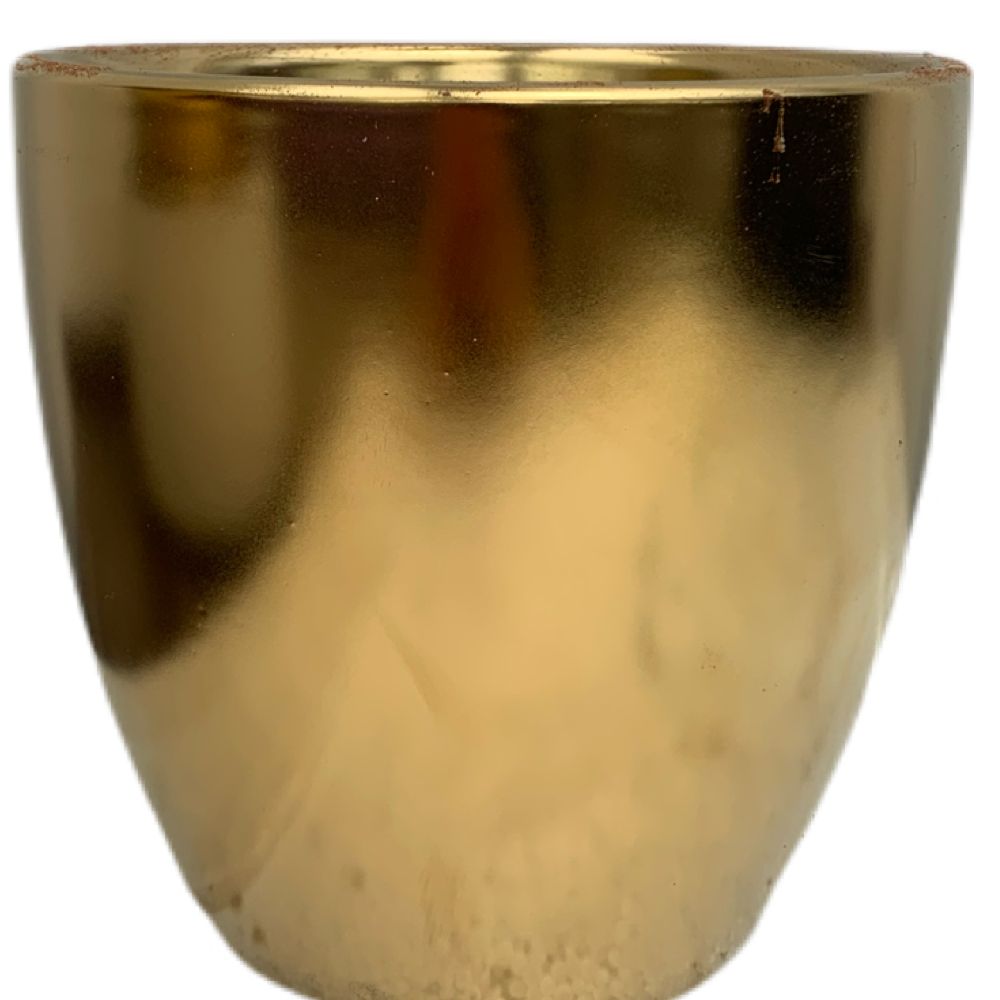 Pot Ceramic Shiny Gold - Woon Leng Nursery